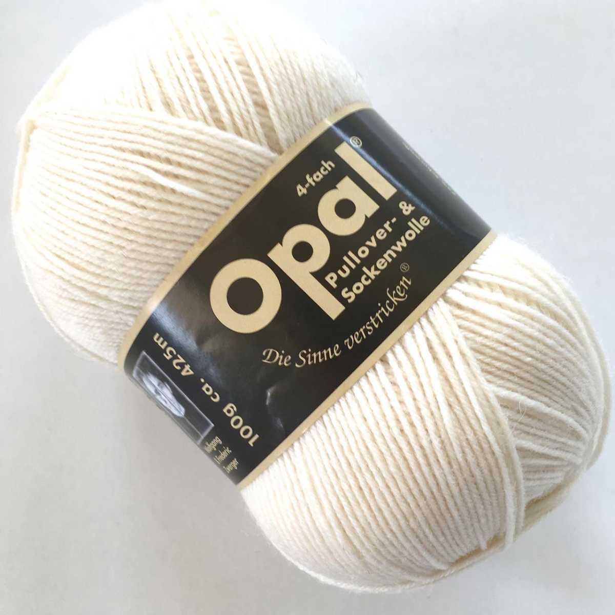 Opal - Solids 4-ply (3081 Natural) – Woolly Buffalo Yarn Co