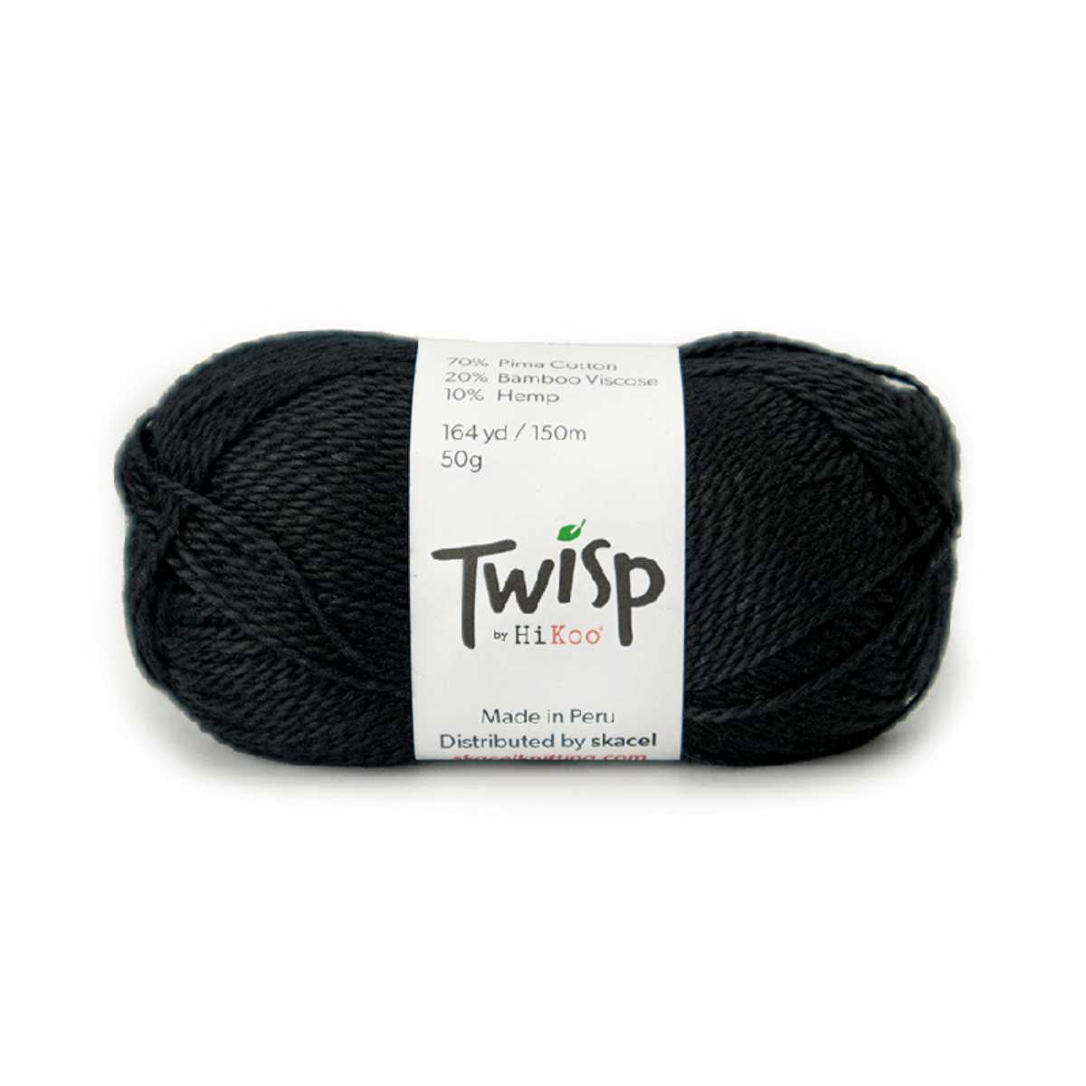 HiKoo - Twisp (6001 Black) – Woolly Buffalo Yarn Co