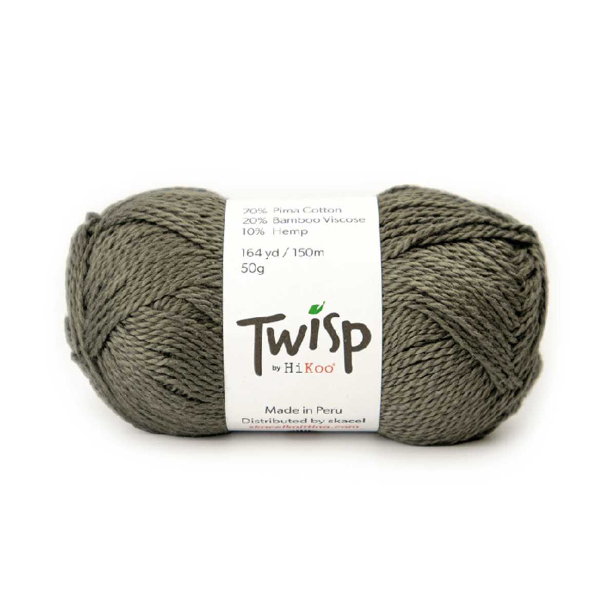 HiKoo - Twisp (6000 Charcoal) – Woolly Buffalo Yarn Co