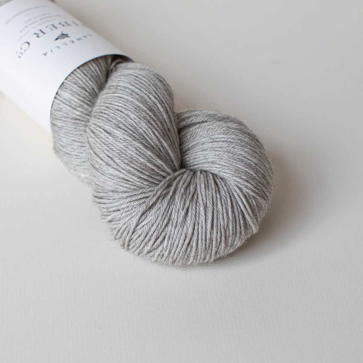 Camellia Fiber Co. - Yak Fingering (Natural Grey) – Woolly Buffalo Yarn Co