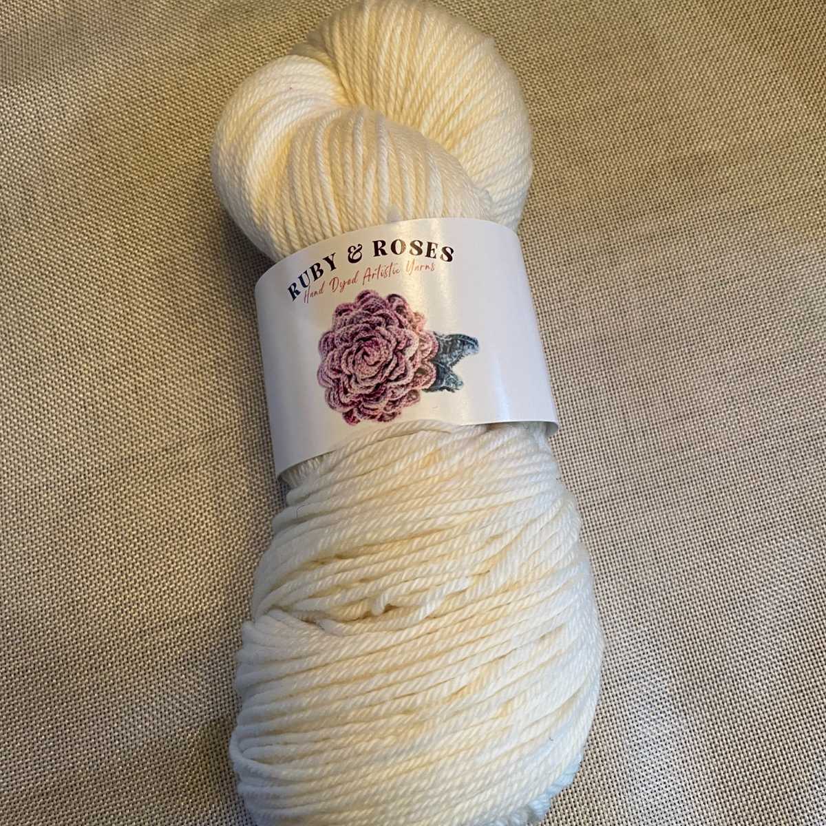 Ruby & Roses - Rose DK (Fresh Linen) – Woolly Buffalo Yarn Co