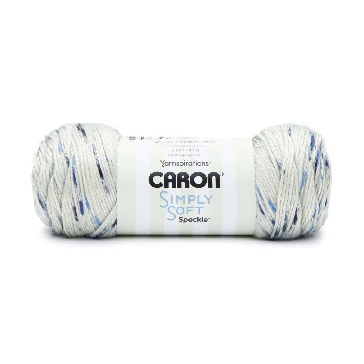 Caron - Simply Soft Speckle (61010 Blue Gingham) – Woolly Buffalo Yarn Co