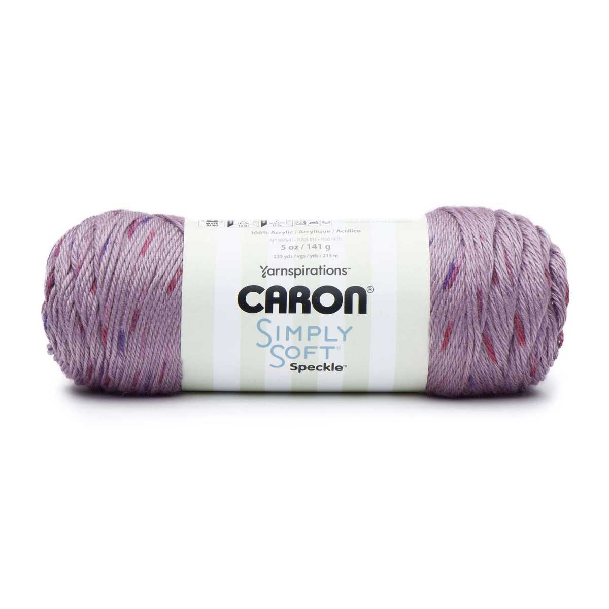Caron - Simply Soft Speckle (61015 Snapdragon) – Woolly Buffalo Yarn Co